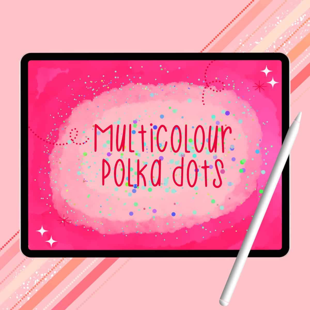 Multicoloured Polka Dots | Perfect for Lettering & Calligraphy Art ...
