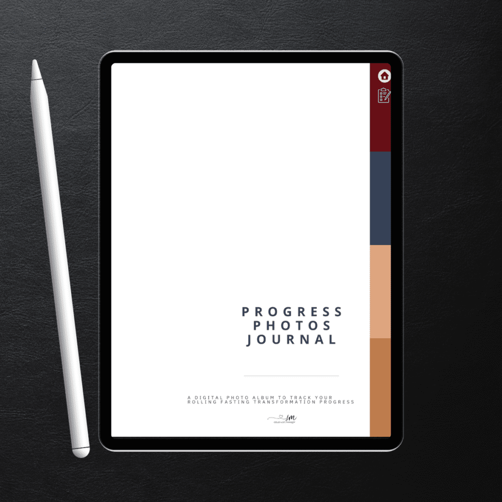 Digital Photo Progress Tracker | Rolling 96-Hour Fasting Photo & Weight ...